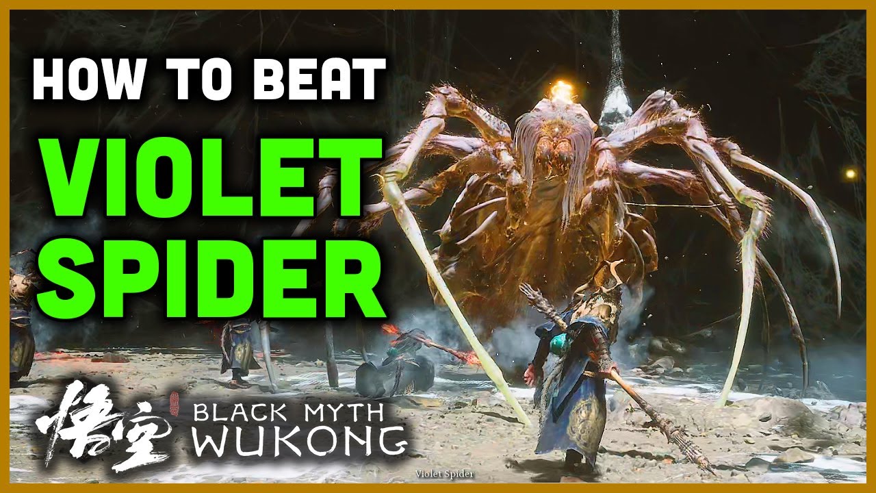 How to beat VIOLET SPIDER Boss in Black Myth Wukong (Guide Build & Tips ...