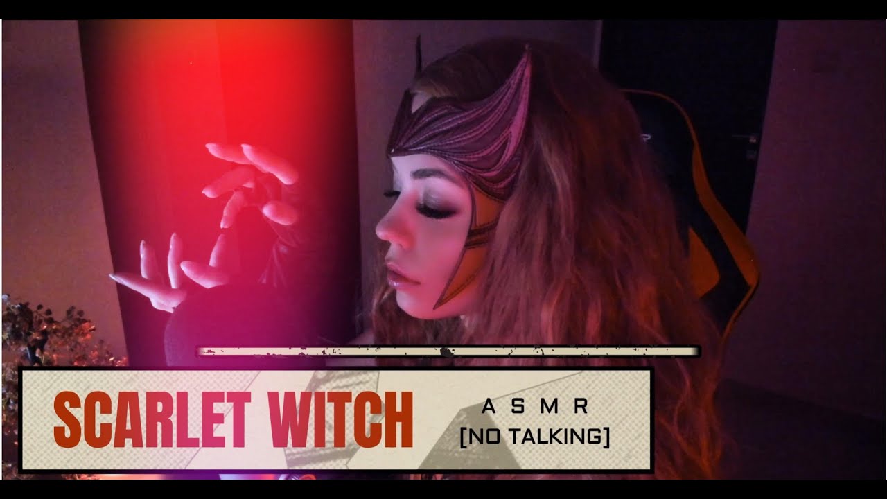 ASMR SCARLET WITCH, SLEEP IN 15 MIN [ No talking, Mic sounds, Mic ...