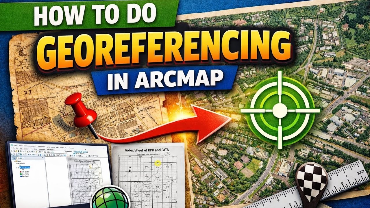 Georeferencing in ArcMap Step by Step Align Scanned Maps Accurately ...