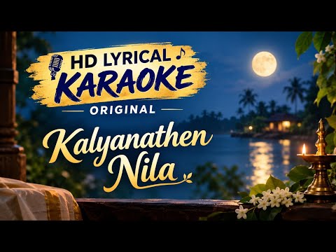 Kalyanathen Nila HD Lyrical Karaoke Original | Mounam Sammadham | MusicrainMelody127