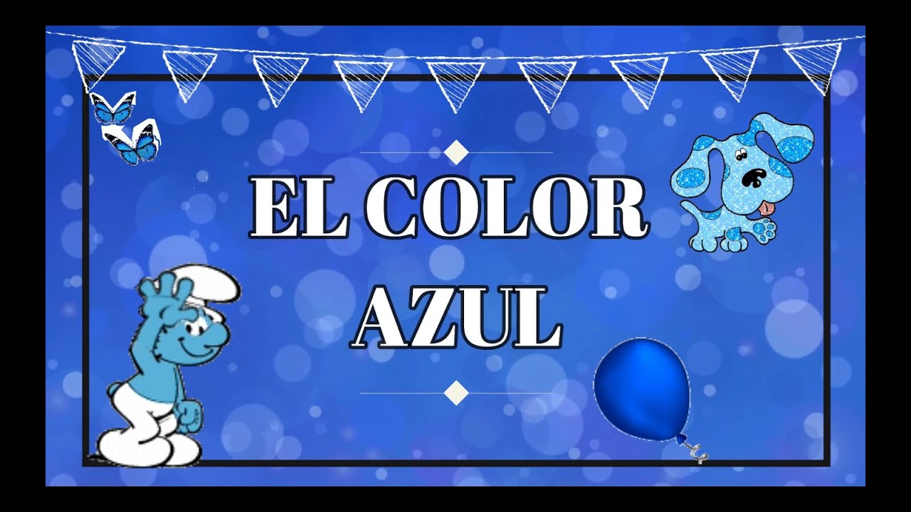 EL COLOR AZUL - Nivel Inicial - Clase Virtual - YouTube