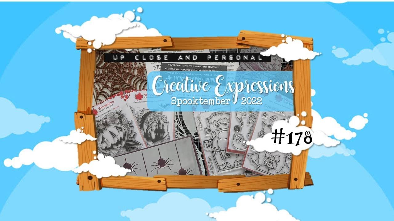 Up Close & Personal #178 - Creative Expressions Spooktember Halloween 2022 :D - YouTube