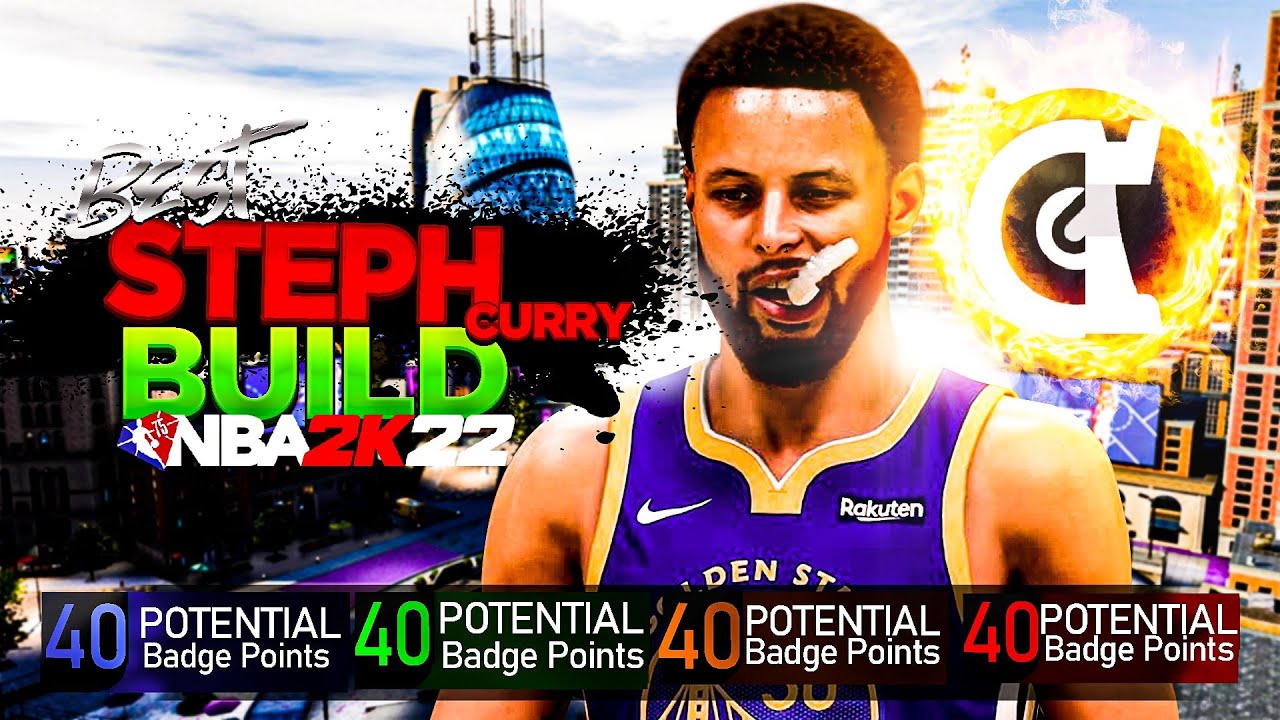 NBA 2K22 STEPH CURRY BUILD - SHOT CREATOR BUILD - YouTube