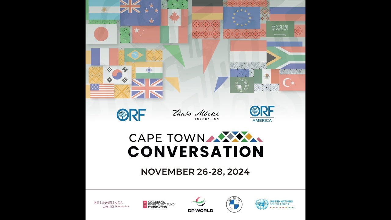 Cape Town Conversation 2024 II Live II Inaugural Session - YouTube