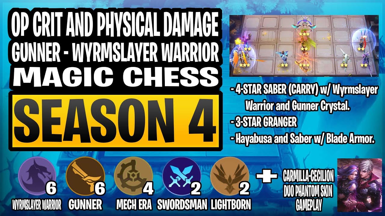 OP CRIT AND PHYSICAL DAMAGE! 6 WYRMSLAYER WARRIOR + 6 GUNNER | CARMILLA ...