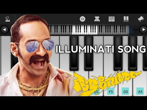 illuminati song in piano | illuminati song | aavesham | walk band ...