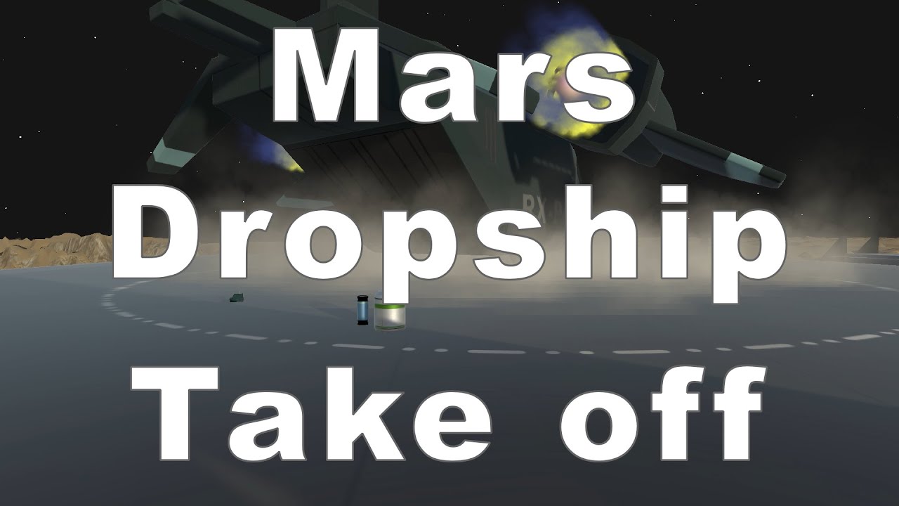 Mars Dropship Takeoff - YouTube