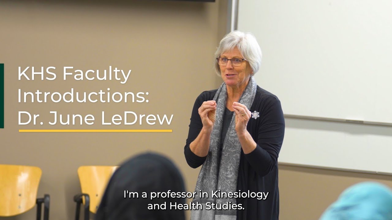 Meet Dr. June LeDrew! | KHS Faculty Introduction - YouTube