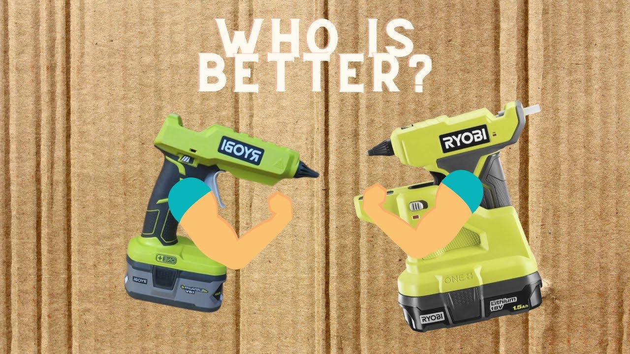 Ryobi Hot Glue Gun Comparison P305 and P306 - YouTube