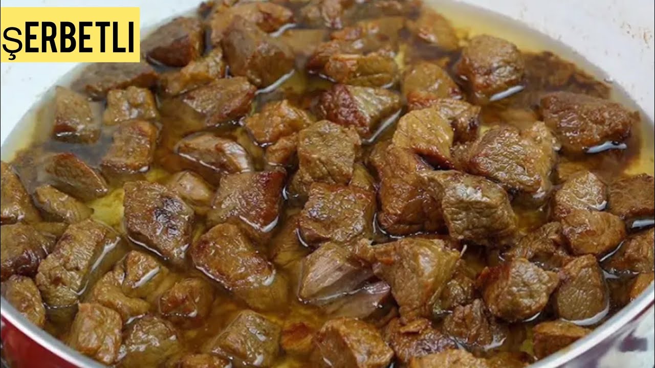 EVDE ŞERBETLİ #KURBAN Kavurma nasıl yapılır ️Eti bu şekilde yaparsan et yedim dersin lokumgibi ...