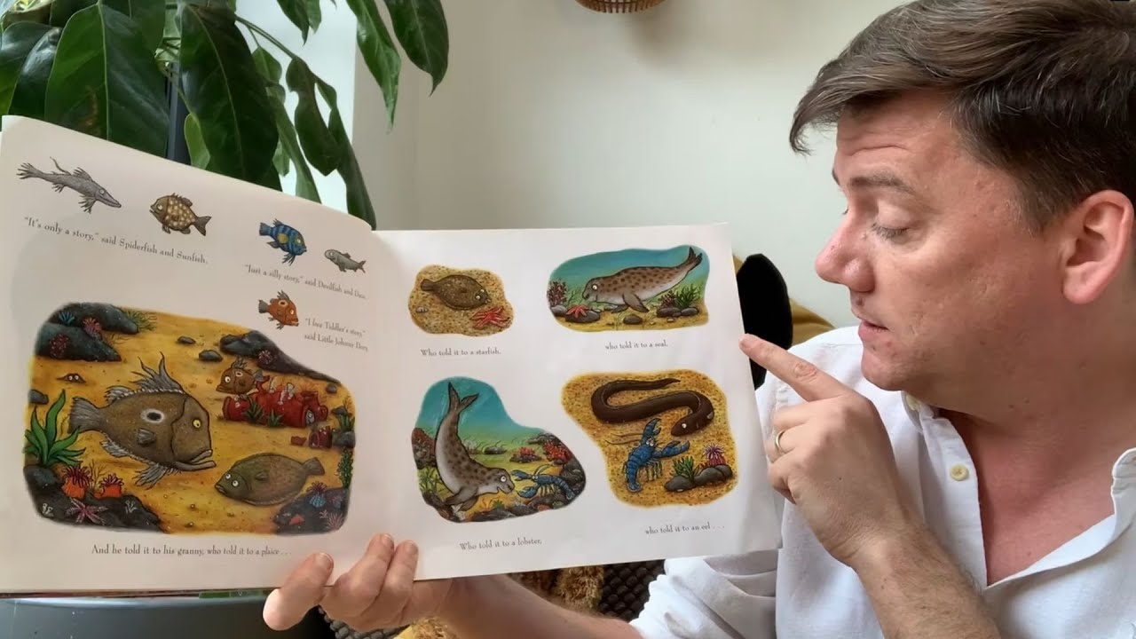 Let's read: Tiddler the story telling fish | Fun story for children ...