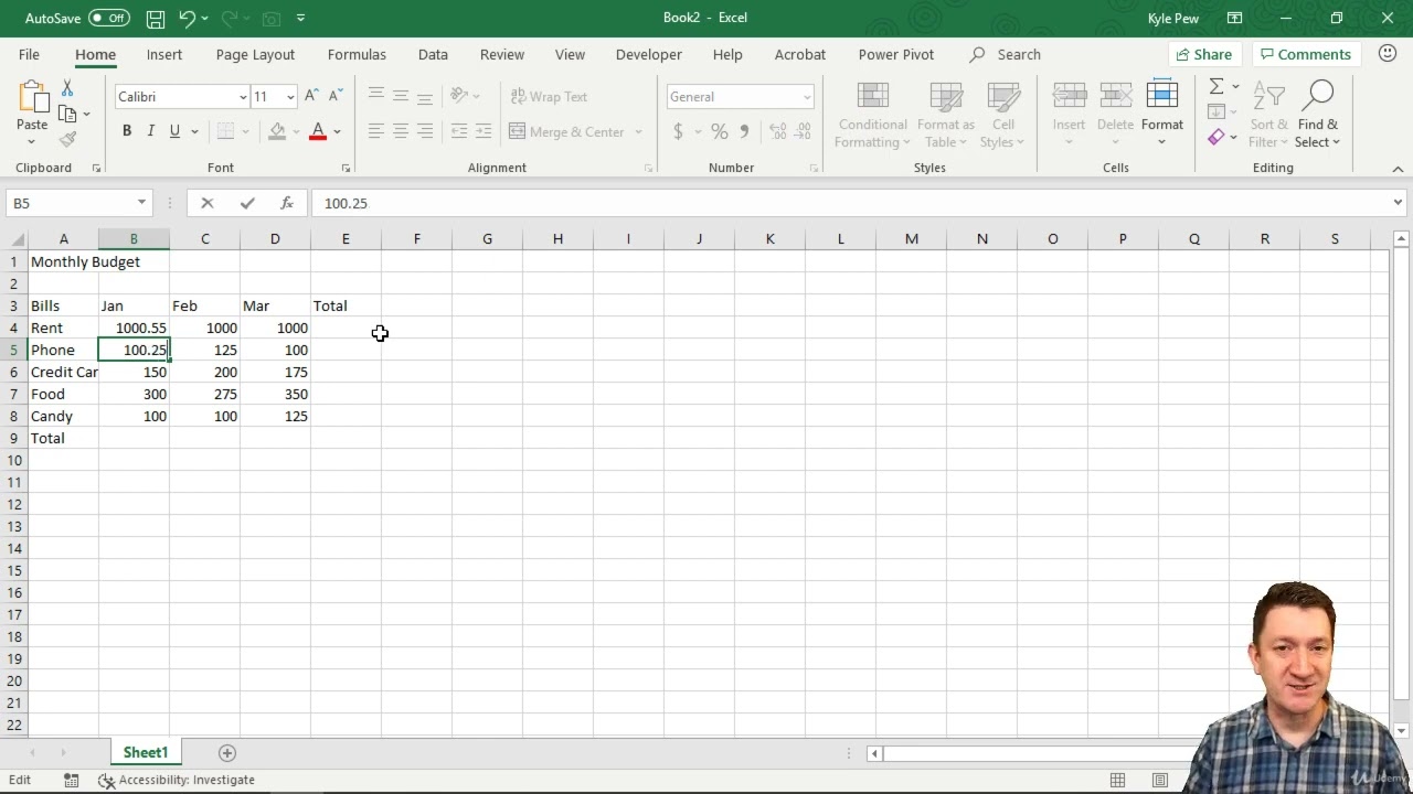 Working With Numeric Data In Excel YouTube Working With Numeric Data In Excel YouTube