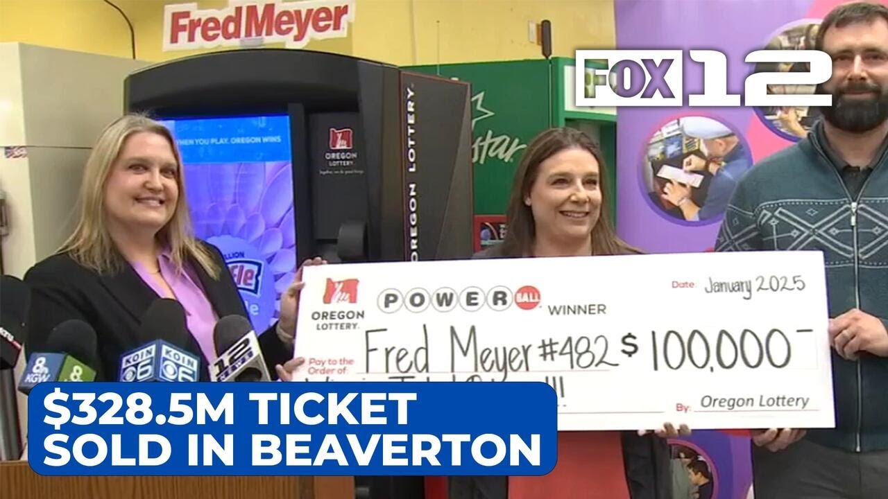 Winning $328.5M lottery ticket sold at Beaverton Fred Meyer - YouTube