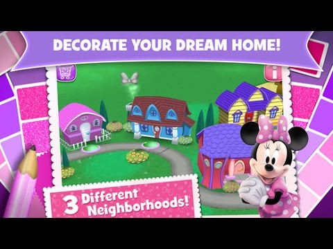Minnie's Home Makeover by Disney Full HD Walktrough - Diney Games HD ...