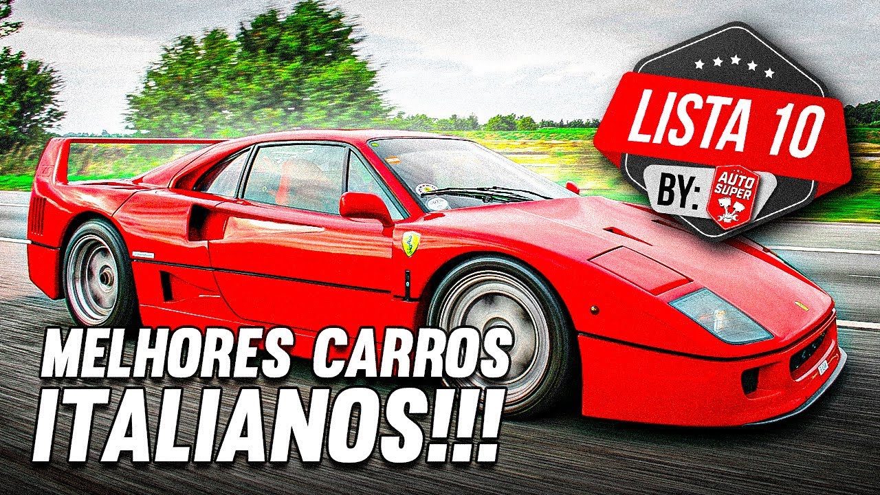 10 CARROS ITALIANOS - YouTube