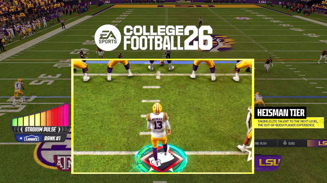 College Football 26 Official Gameplay Reveal! (Deep Dive Trailer) - YouTube