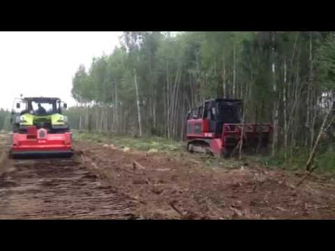 Немецкий Самоходный Мульчер AHWI RT400 ротоватор RF800 - YouTube