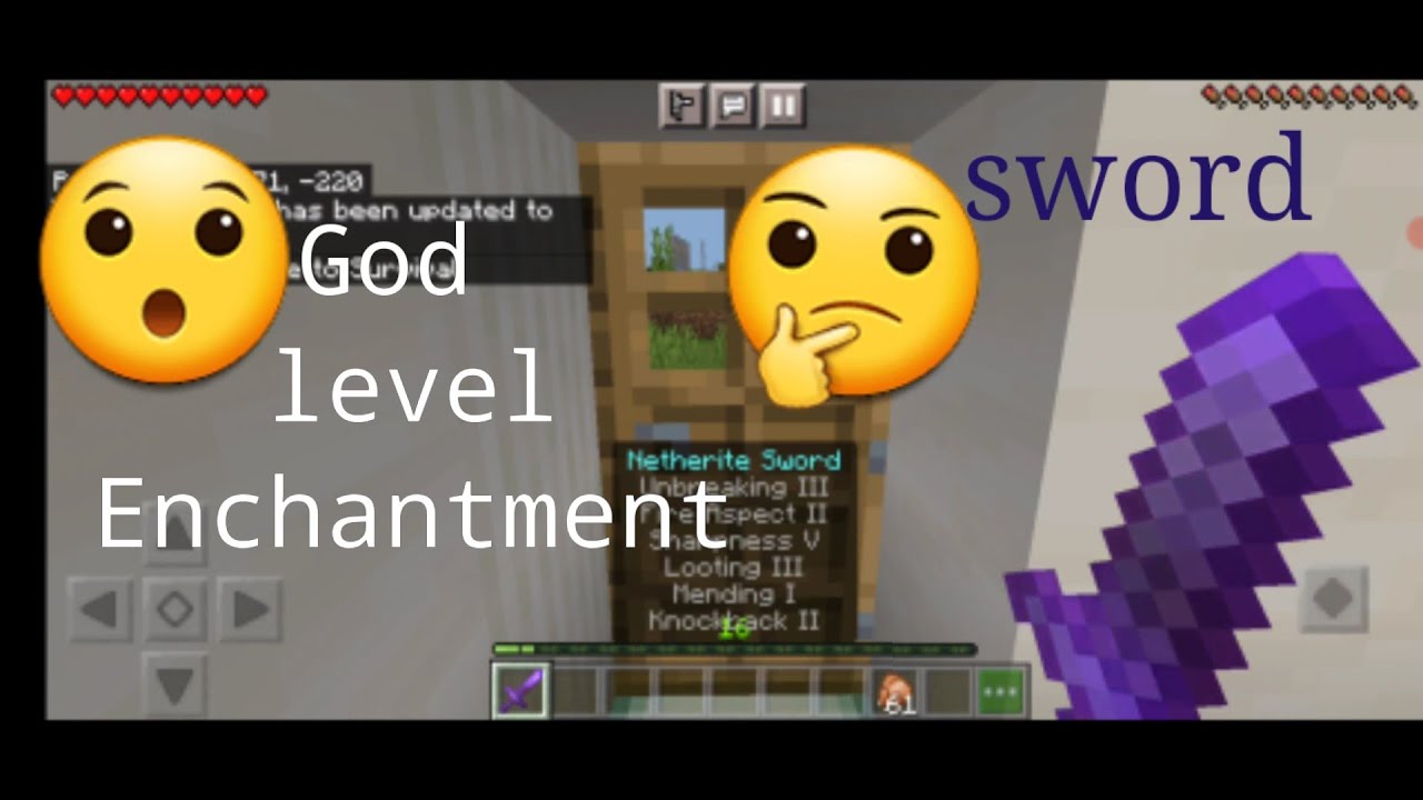 Best enchantment in sword (God level enchantment). - YouTube