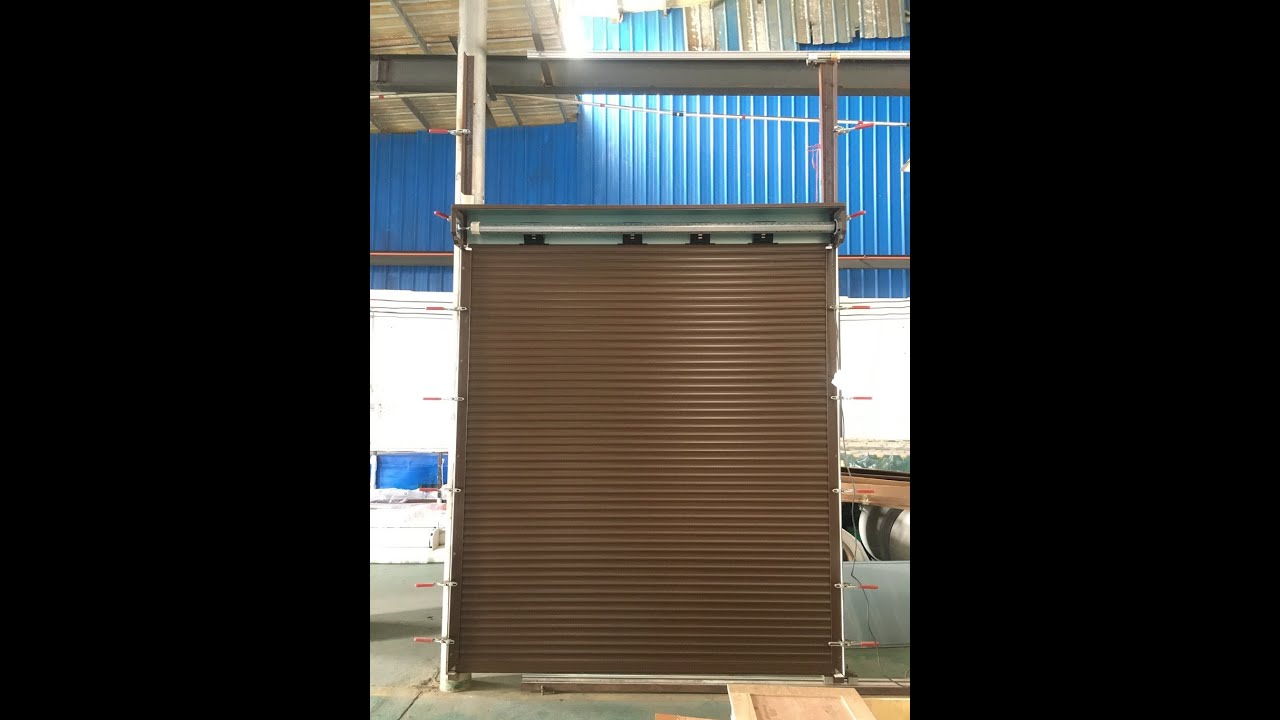 how do we test aluminum roller shutter window? - YouTube