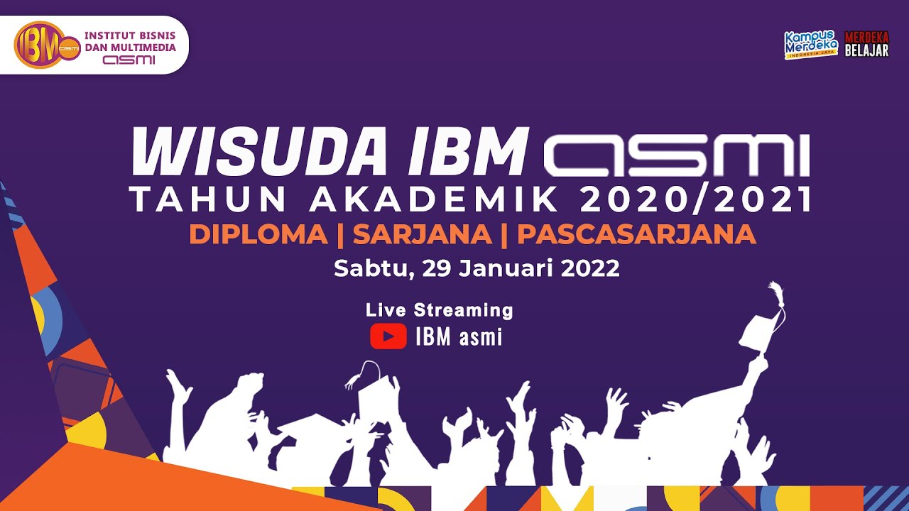 WISUDA ONLINE IBM asmi T.A 2020/2021 - YouTube