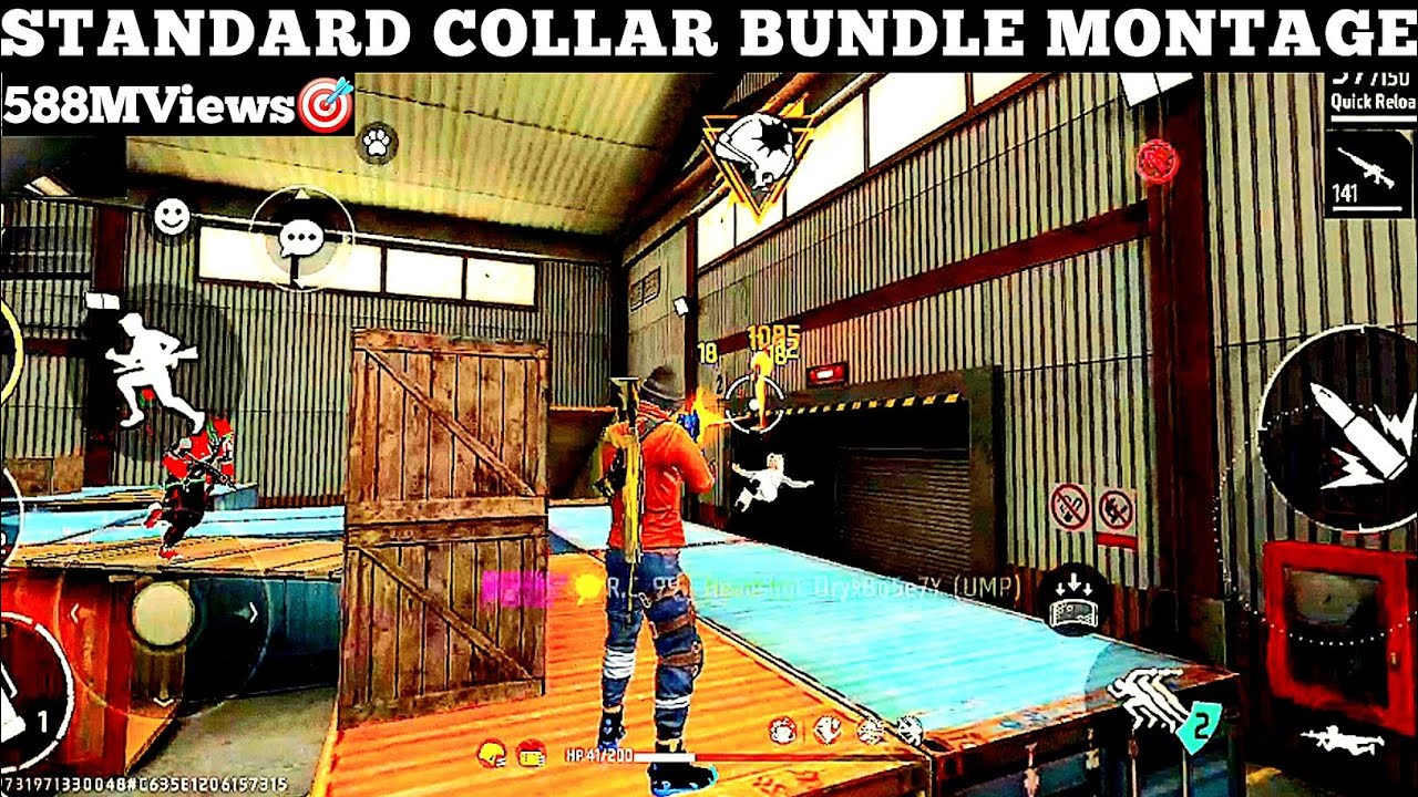 Free Fire Standard Collar Bundle Viral Montage...l 🤯 - YouTube