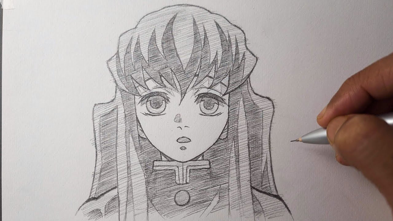 How To Draw Tokito Muichiro In Easy Way ! | Demon Slayer - YouTube