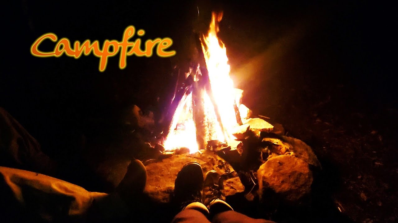 Cozy Campfire 🔥 Bonfire from our camping - Relaxing - YouTube