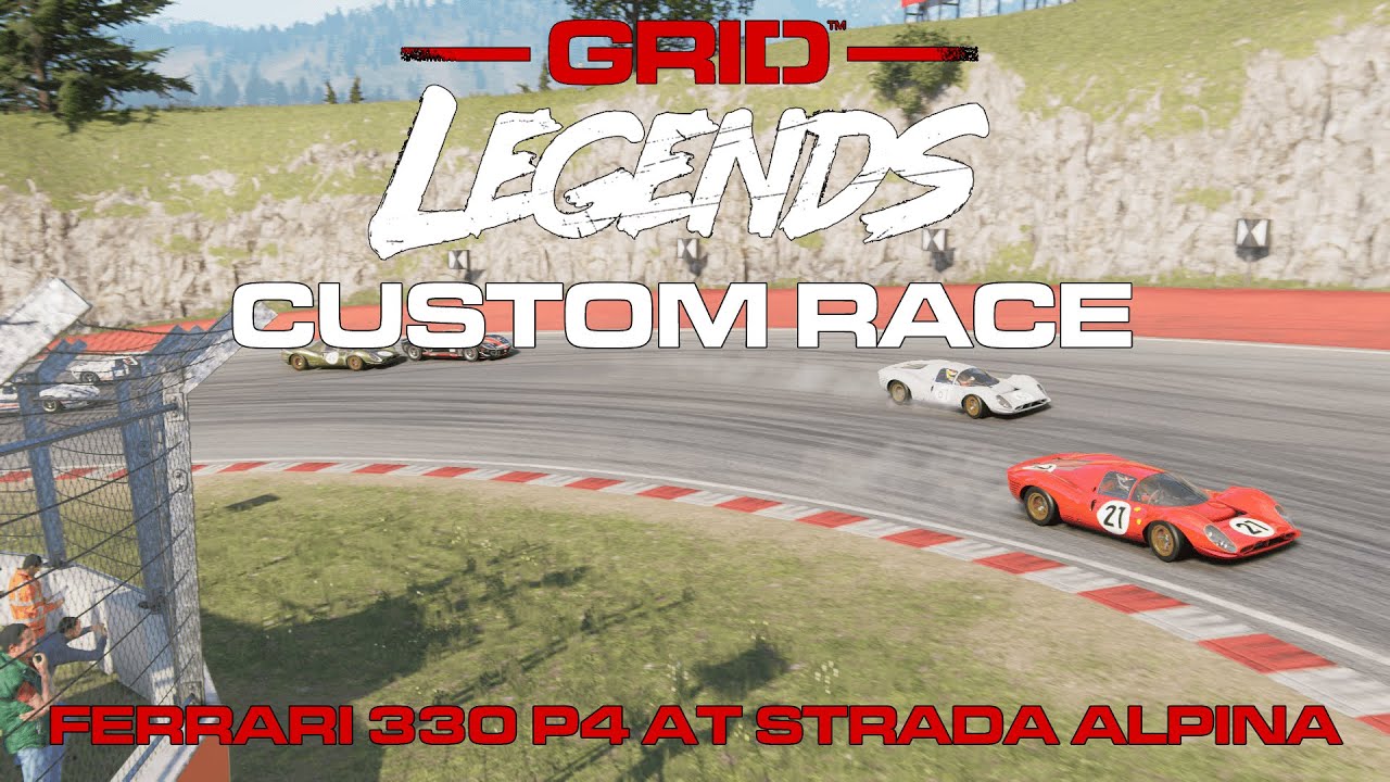 Grid Legends Custom Race: Ferrari 330 P4 at Strada Alpina - YouTube