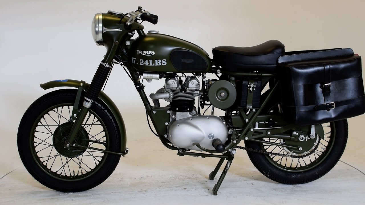 1967 Triumph T35 WD - YouTube