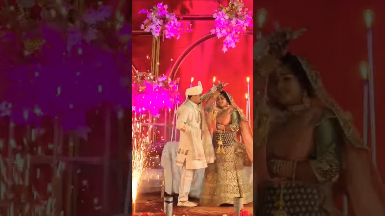 Destination wedding💖|Beautiful Bride and Groom👩‍ ️‍👨|#minivlog # ...