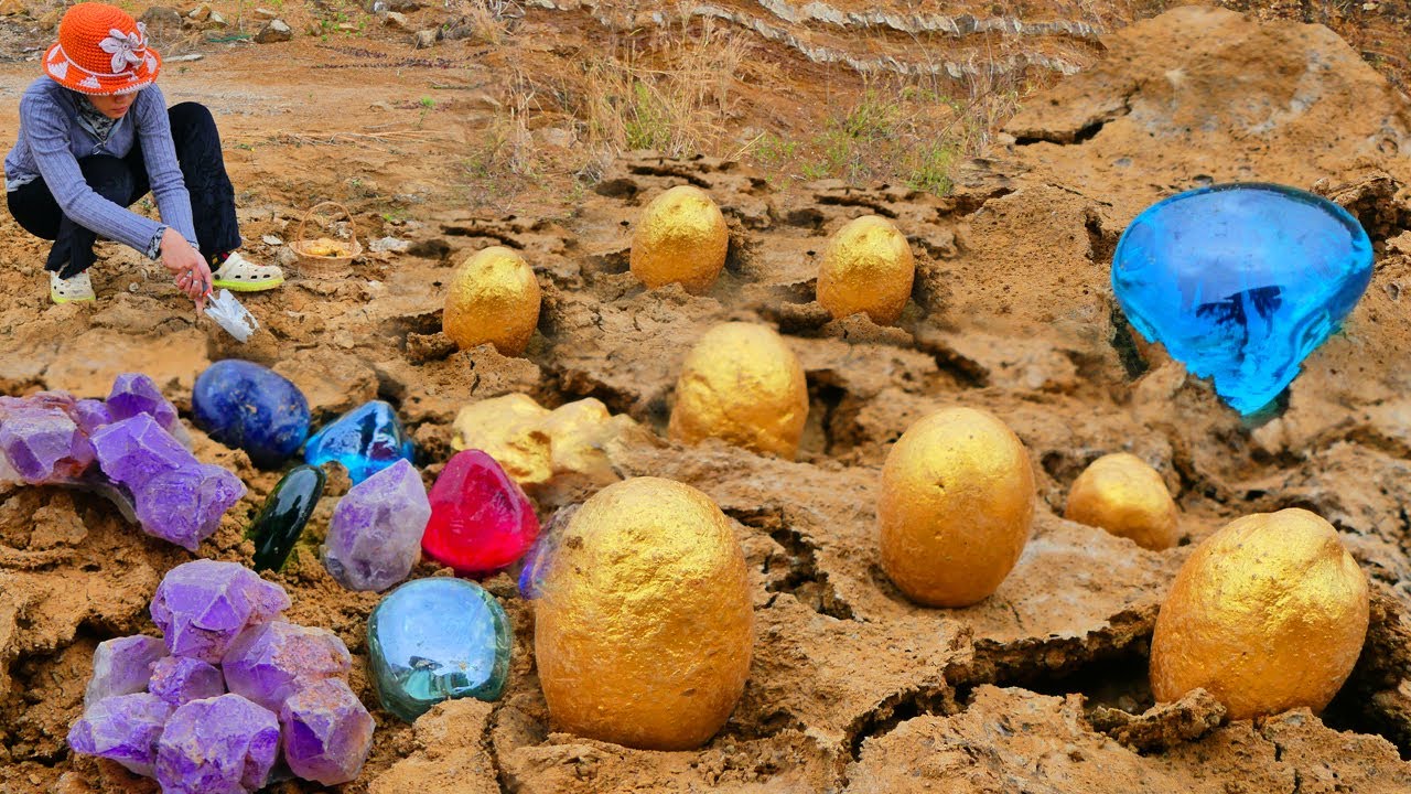 The gold and diamonds that I found underground in a year - YouTube