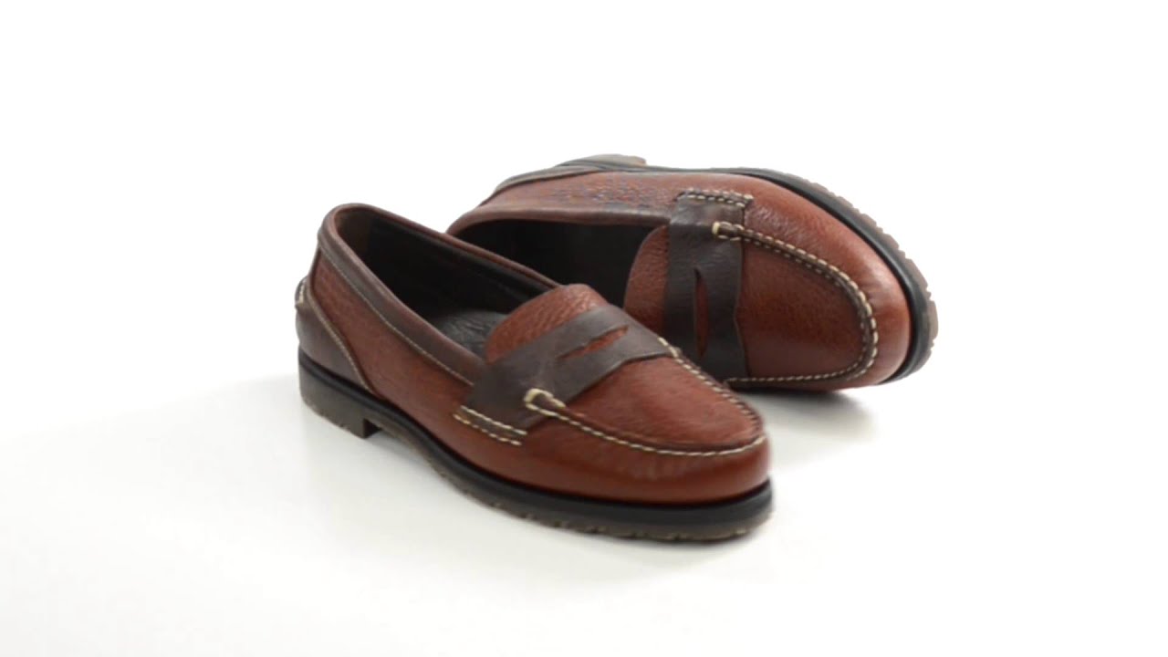 Buffalo Jackson Yosemite Penny Loafer Shoes - Bison Leather, Fully ...