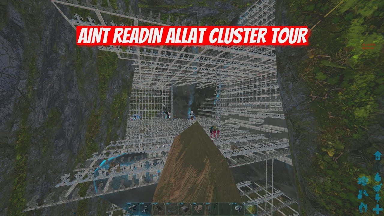 AINT READIN ALLAT CLUSTER BASE TOUR |BBX| - YouTube