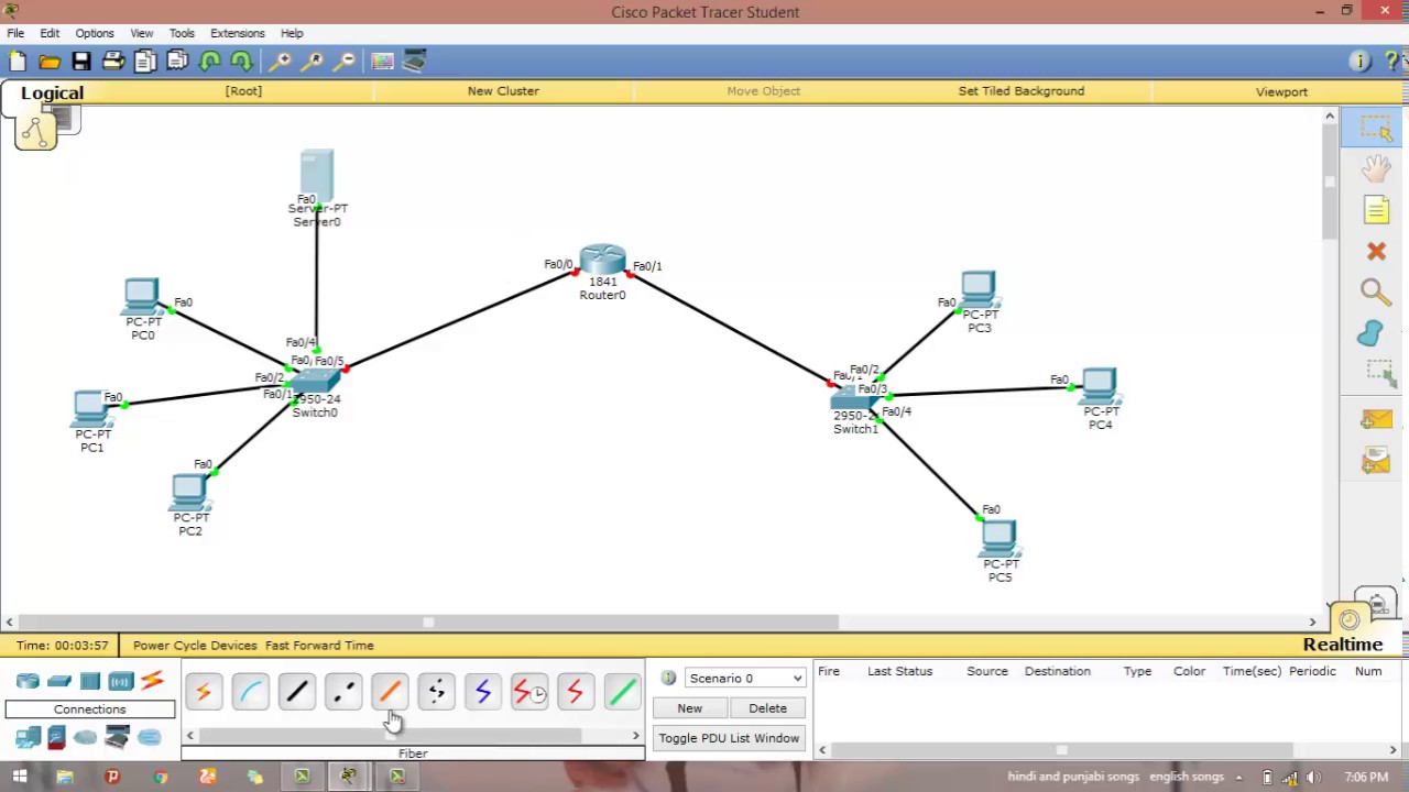 DNS CONFIGURATION with HTTP in HINDI using CISCO PACKET TRACER - YouTube