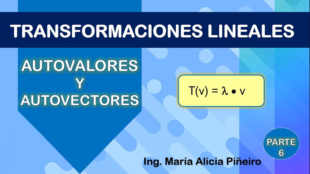 Autovalores y autovectores - YouTube