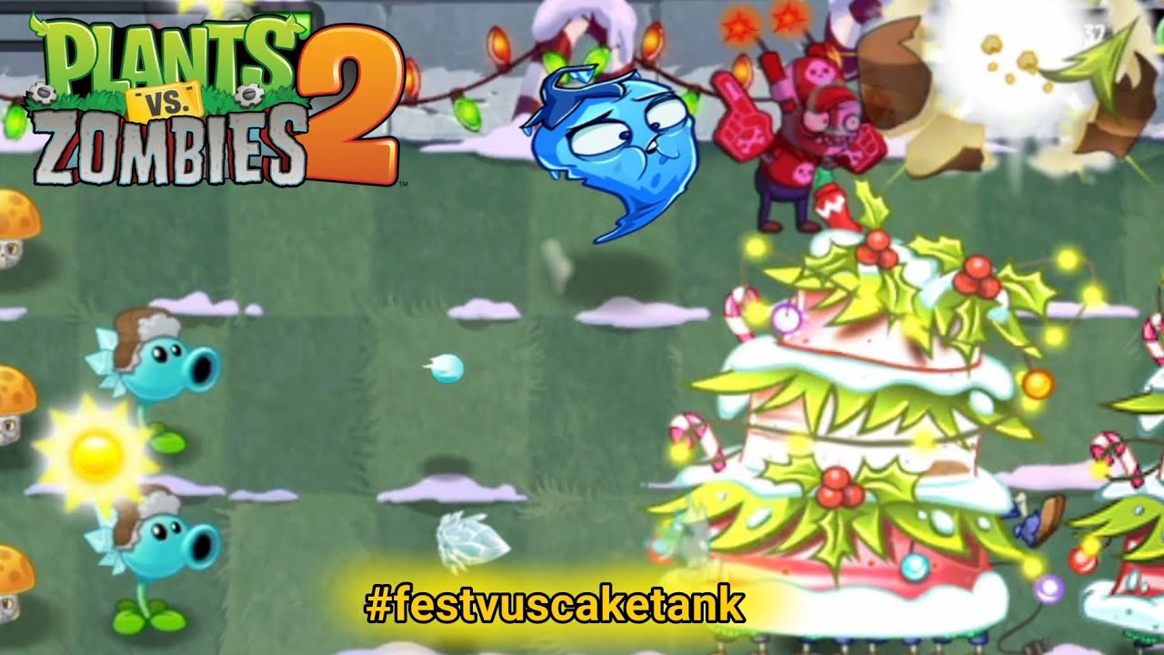 PvZ2 - Festivus Cake Tank - Official Gameplay - YouTube
