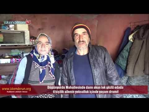 Tek gözlü odada 4 kişinin yokluk içinde yaşam dramı…