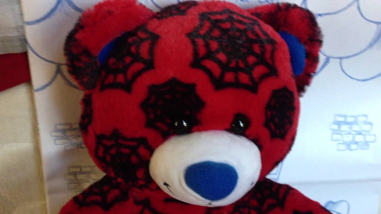 Build A Bear Spiderman Bear - YouTube