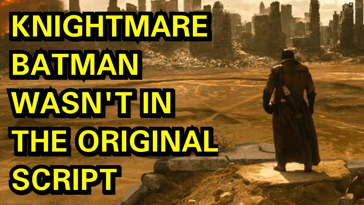 BvS Knightmare Sequence Wasn't In The Original Script - YouTube