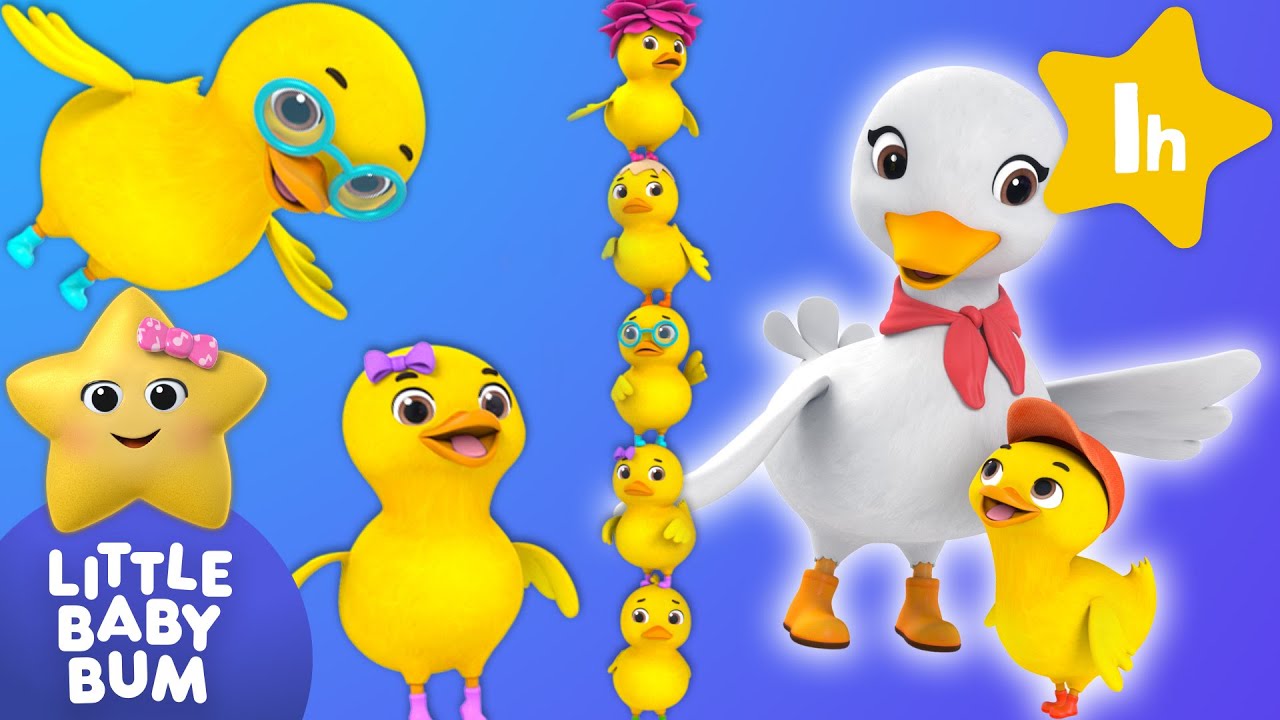 6 Little Ducks 🦆 + More Little Baby Bum Nursery Rhymes and Kids Songs ...