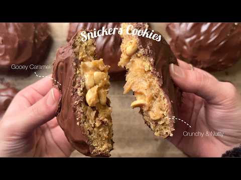 How I make Snickers Cookies♡