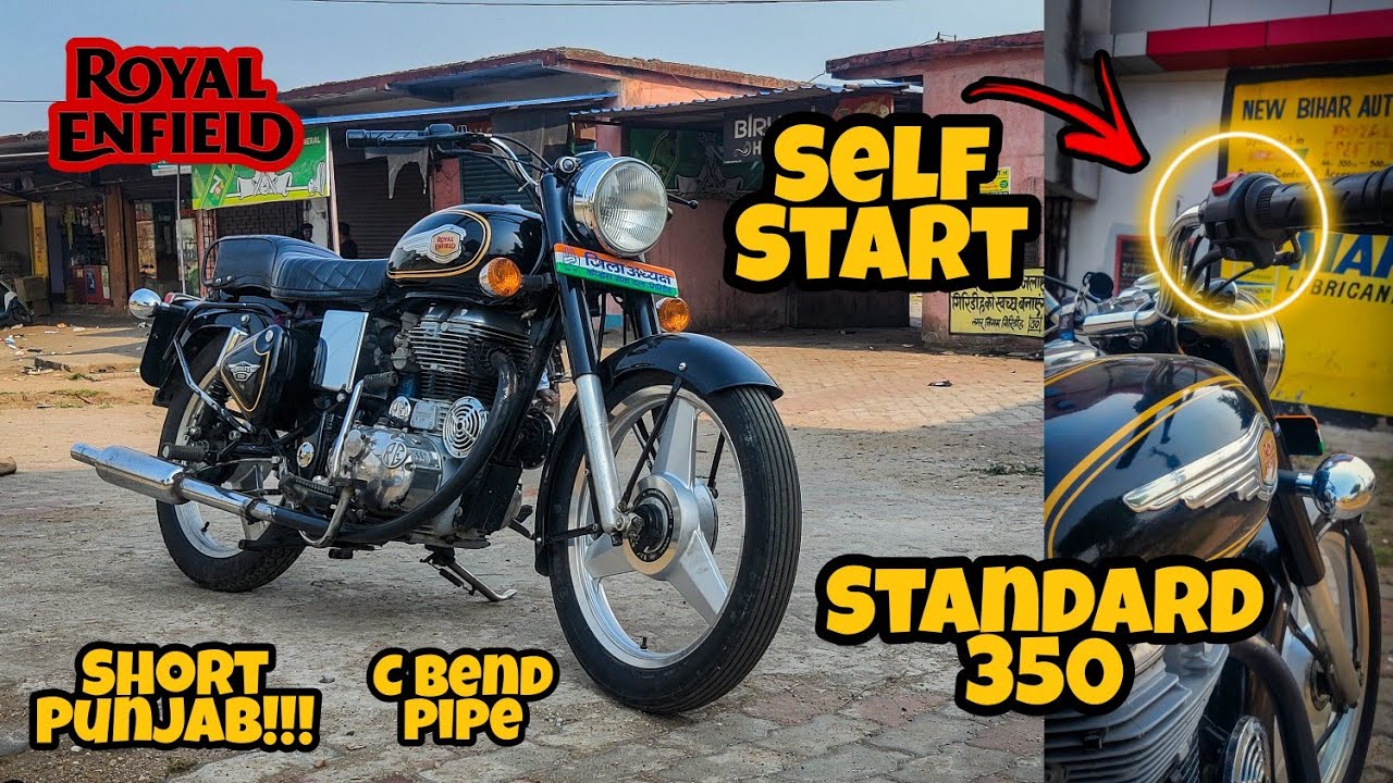 STANDARD 350 with SELF START | Electra 350 Modified into STANDARD 350 ...