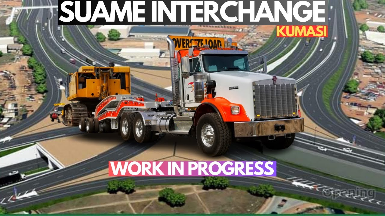 Rango Construction Machines on site as 4-Tier Suame Interchange Project ...