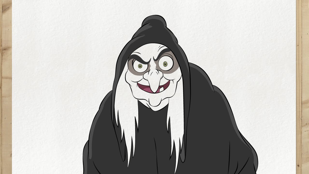 HEXE ZEICHNEN EINFACH (Halloween) - YouTube