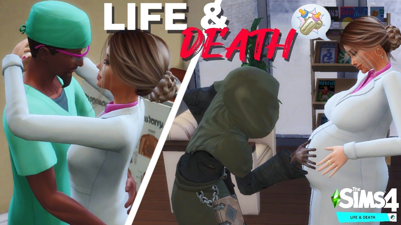 The Sims 4 Life & Death: PREGNANCY & BIRTH Vlog | Gave birth at work ...