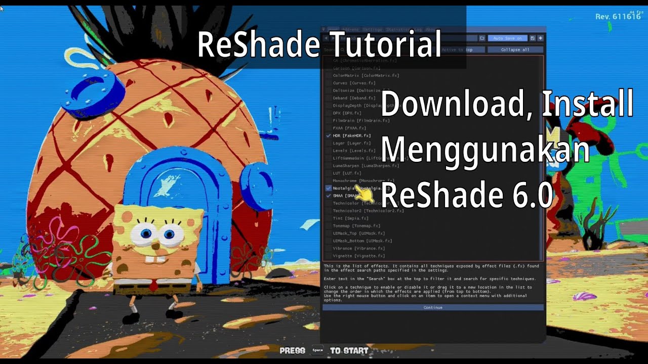 Tutorial Cara Download Install dan Pengaturan ReShade 6.0 - YouTube