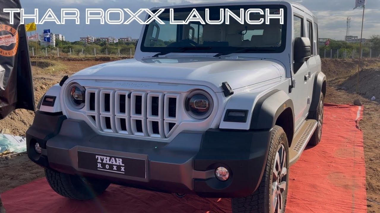 Mahindra Thar Roxx Launch & Offroad Event - YouTube