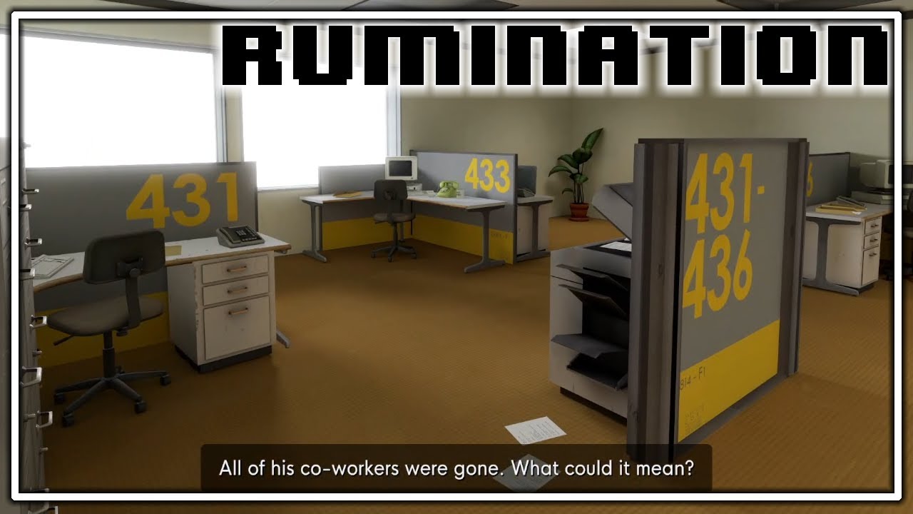 Rumination Analysis on The Stanley Parable Ultra Deluxe Edition - YouTube