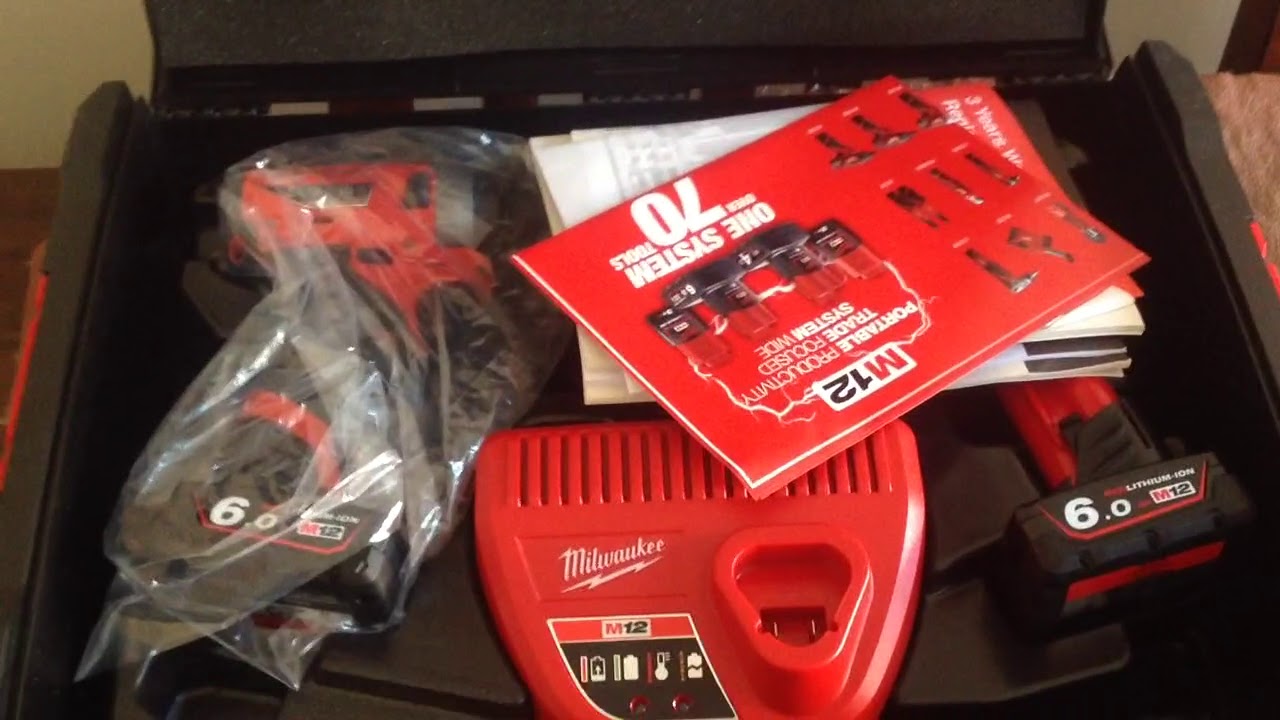 The Tool Room Episode 6: Milwaukee Tools M12FID and C12RAD Unboxing ...