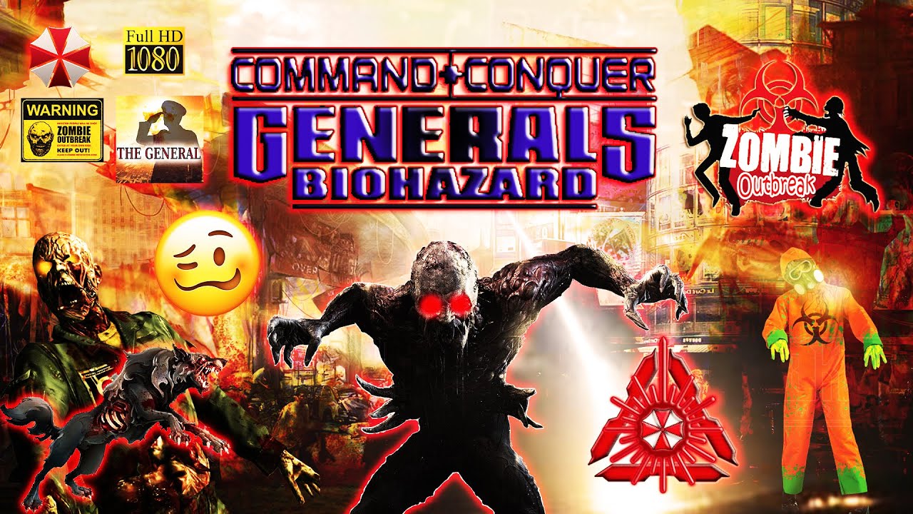 💀👿Biohazard zombie 🔥Laser army VS 2 Zombie Outbreak💀 C&C Generals Zero ...